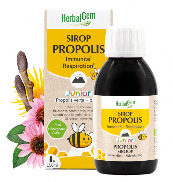 Défenses & Immunité: Herbalgem Propolis Junior Sirop Bio 150ml